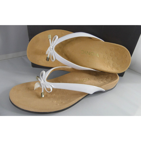 Vionic | Shoes | New Vionic Rest Bella Ii Sandal Sz 85 White Flip Flop ...